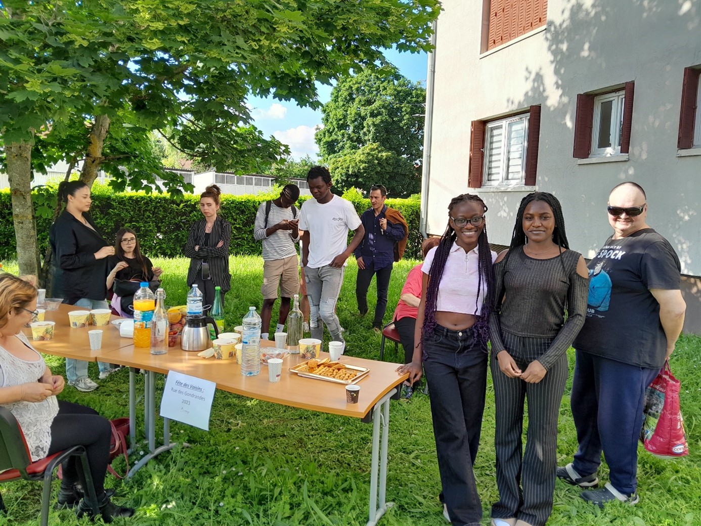 Fête des voisins avec le service des Appartements Semi-collectifs - Acodège